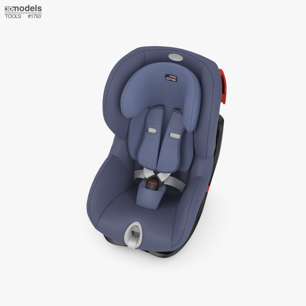 Britax Romer King 2 Car Seat 3D model - Download Vehicle equipment on ...