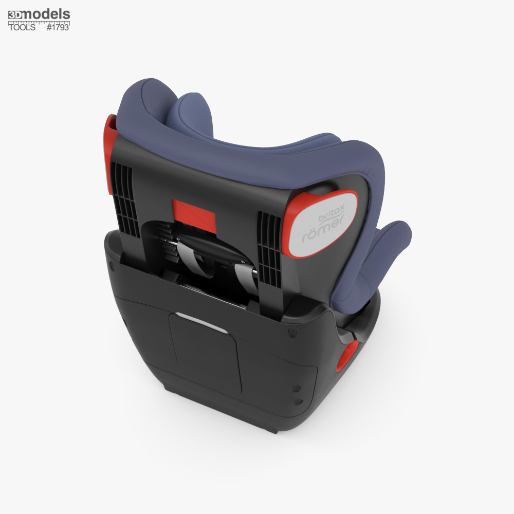 Britax Romer King 2 Car Seat 3D model - Download Vehicle equipment on ...