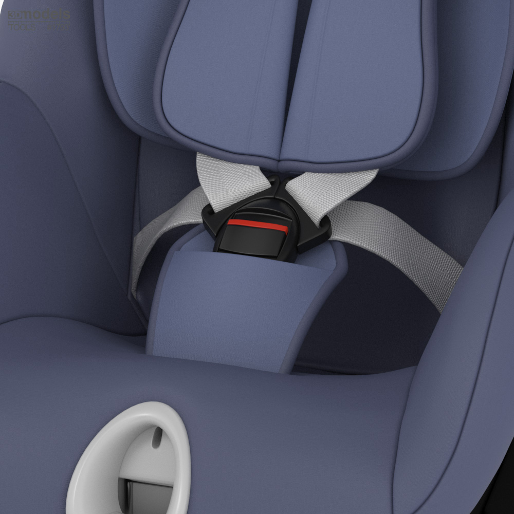 Britax Romer King 2 Car Seat 3D model - Download Vehicle equipment on ...