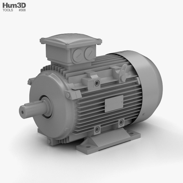 Electric Motor 3D model - Download Tools on 3DModels.org