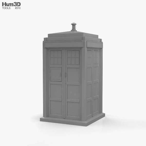 Tardis 3D model - Download Hobbies on 3DModels.org