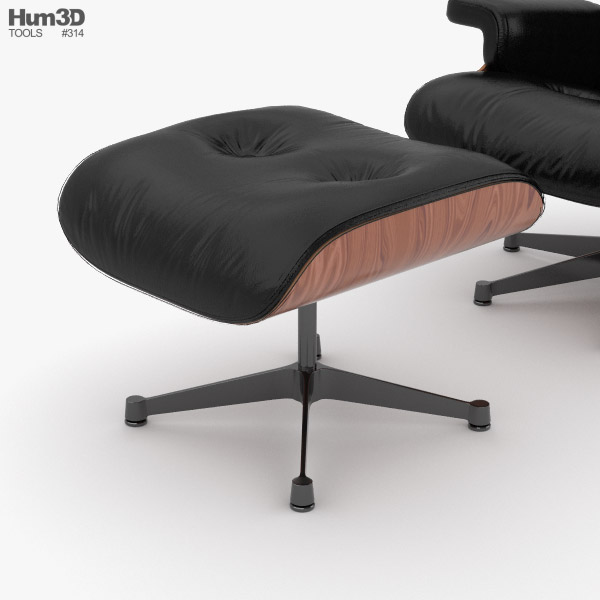 Eames Lounge chair 3D model - Download Armchair on 3DModels.org