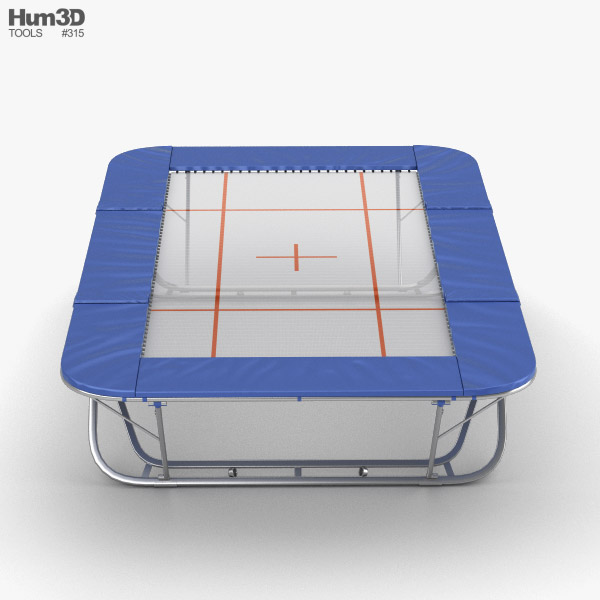 Trampoline 3D model - Download Sports Equipment on 3DModels.org