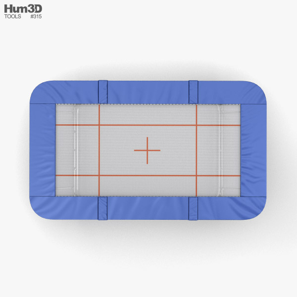 Trampoline 3D model - Download Sports Equipment on 3DModels.org
