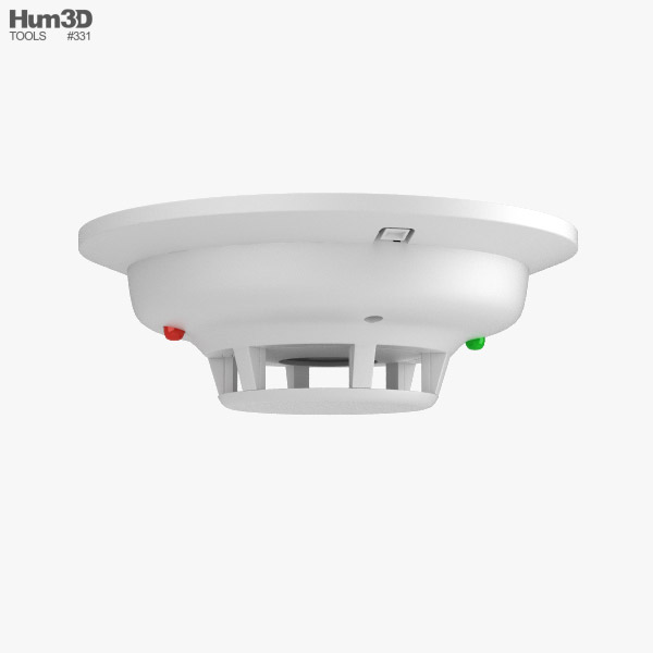 Smoke Detector 3D model - Download Tools on 3DModels.org