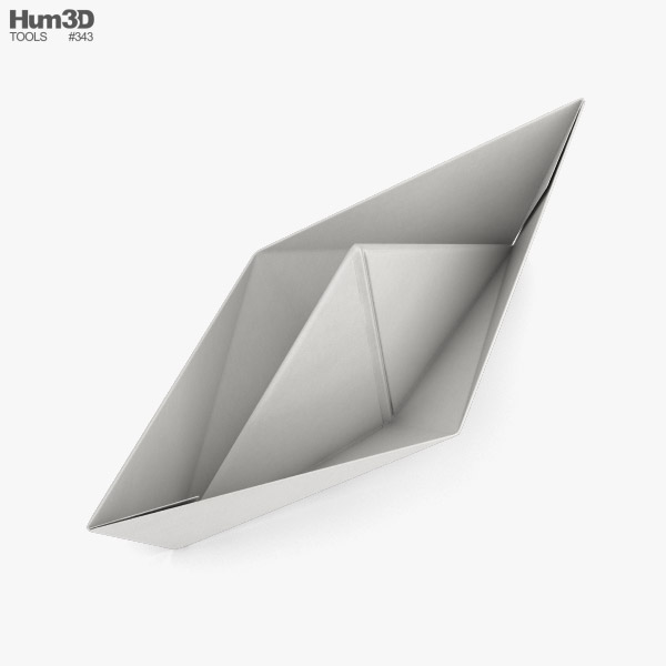 Paper Boat 3D model - Download Toys on 3DModels.org