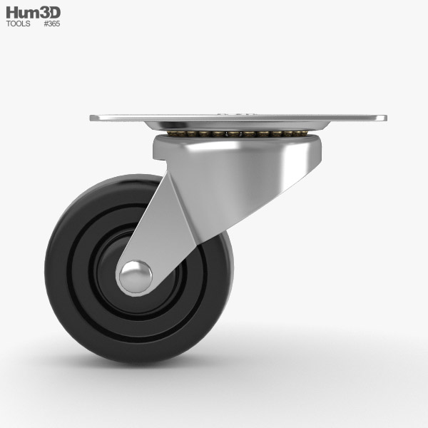 Caster wheel 3D model - Download Tools on 3DModels.org