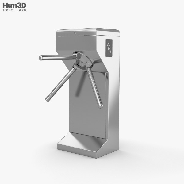 Security gate Model 3D Download - 3DModels.org