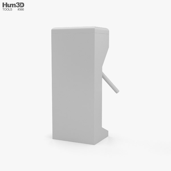 Turnstile 3D model - Download Street elements on 3DModels.org