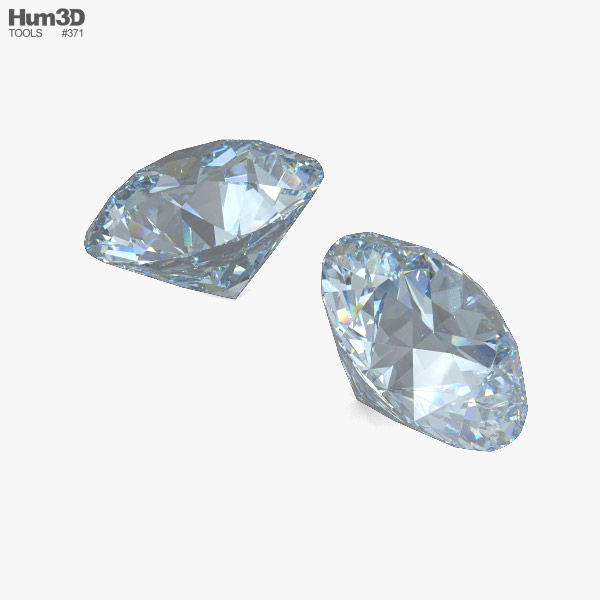 Diamond 3D model - Download Jewelry on 3DModels.org