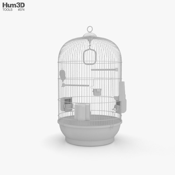 Bird Cage 3D model - Download Decoration on 3DModels.org