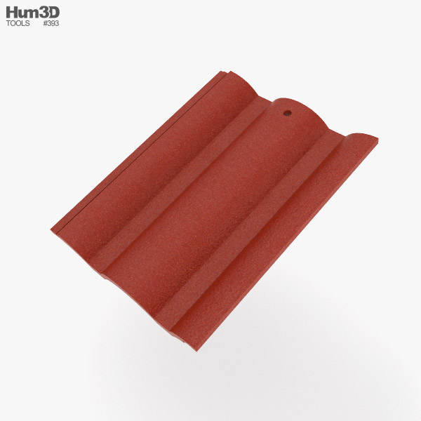 Roof Tile 3D model - Download Building components on 3DModels.org
