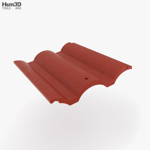 Roof Tile 3D model - Download Building components on 3DModels.org
