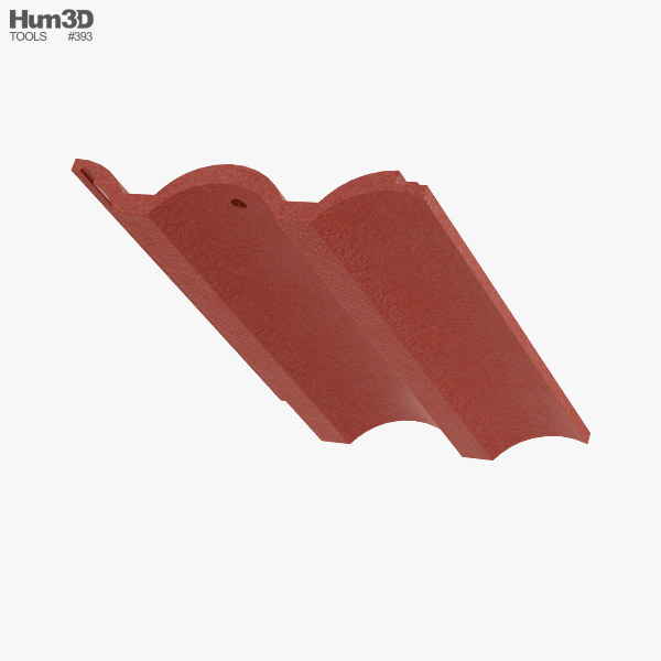 Roof Tile 3D model - Download Building components on 3DModels.org