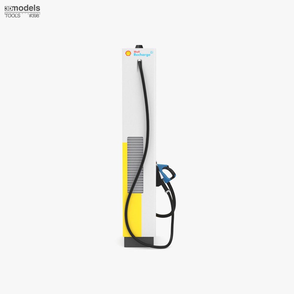 Shell Recharge EV Charging Station 3D model - Download Vehicle ...