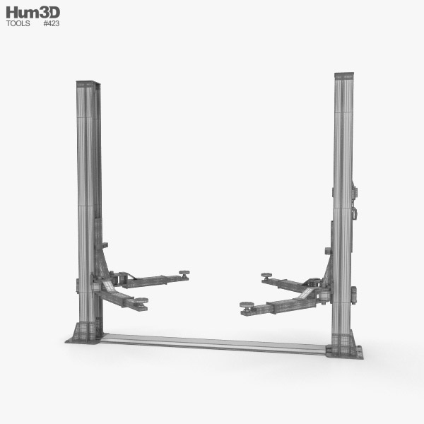 Car Lift 3D model - Download Vehicle equipment on 3DModels.org