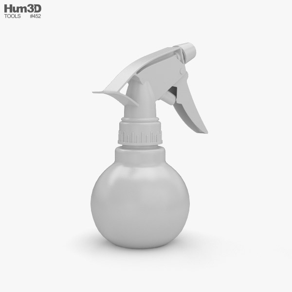 Spray Bottle 3D model - Download Health and Beauty on 3DModels.org