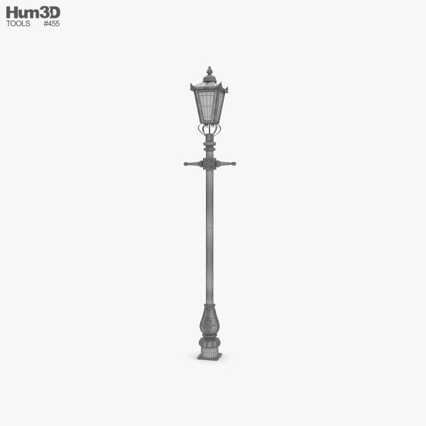 Lamp Post 3D model - Download Street elements on 3DModels.org