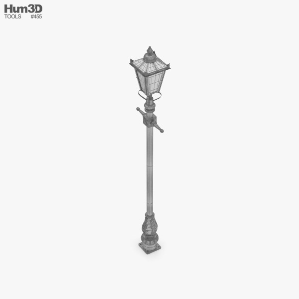 Lamp Post 3D model - Download Street elements on 3DModels.org