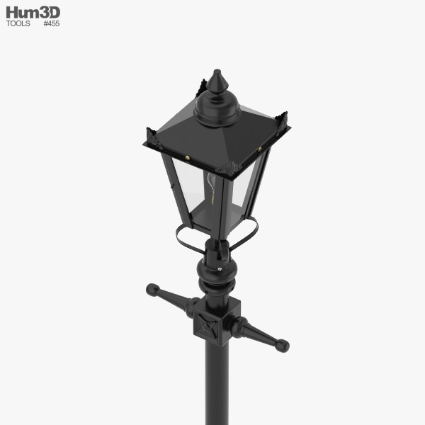 Lamp Post 3D model - Download Street elements on 3DModels.org