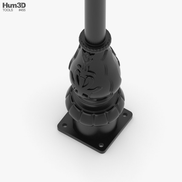 Lamp Post 3D model - Download Street elements on 3DModels.org