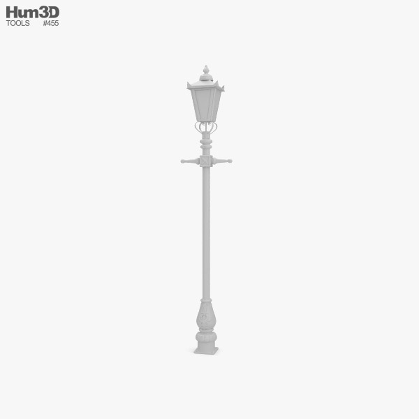 Lamp Post 3D model - Download Street elements on 3DModels.org