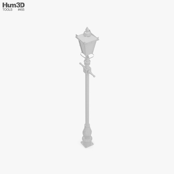 Lamp Post 3D model - Download Street elements on 3DModels.org