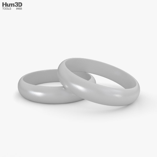 Wedding Ring 3D model - Download Accessories on 3DModels.org