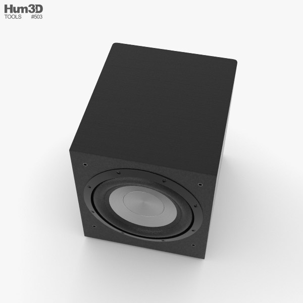 Subwoofer 3D model - Download Audio Devices on 3DModels.org