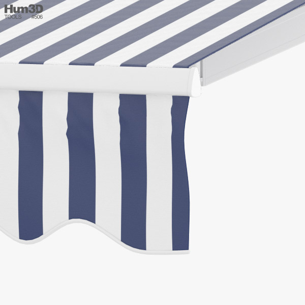 Store Awning 3D model - Download Street elements on 3DModels.org