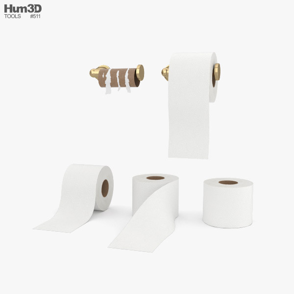Toilet paper 3D Models Download - 3DModels.org