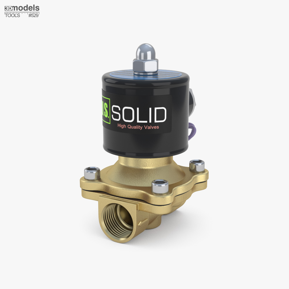 Electric Solenoid 3D model - Download Tools on 3DModels.org
