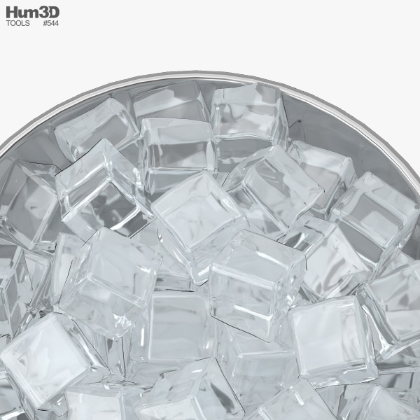 Ice Bucket 3D model - Download Tableware on 3DModels.org
