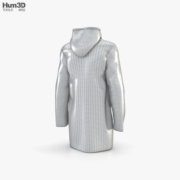 Raincoat 3D model - Download Coats on 3DModels.org