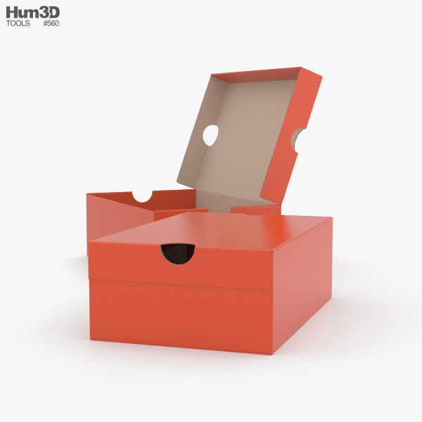Shoe Box 3D model - Download Accessories on 3DModels.org