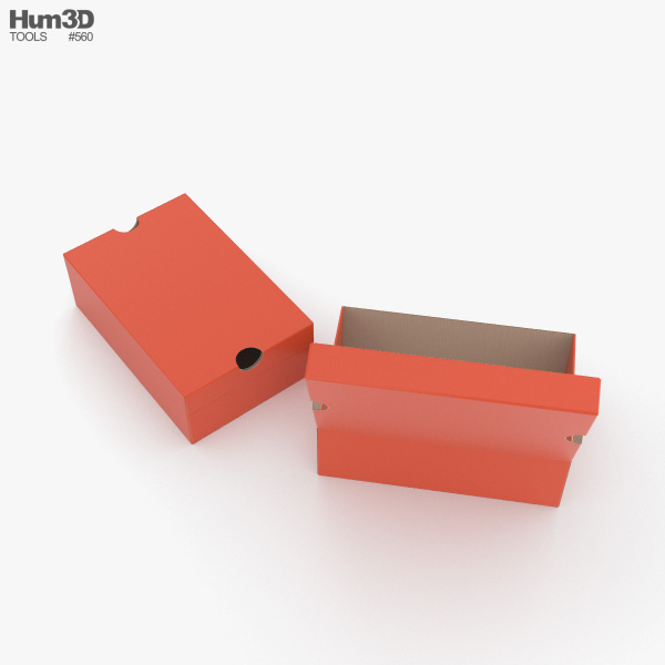 Shoe Box 3D model - Download Accessories on 3DModels.org