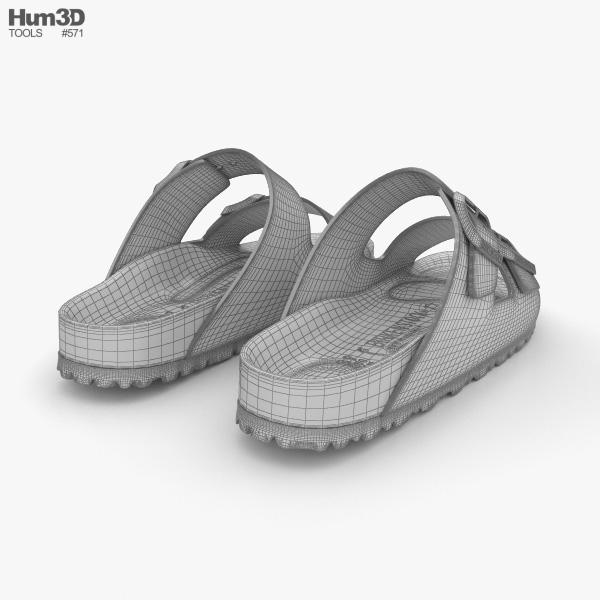 Sandals 3D model - Download Shoes on 3DModels.org