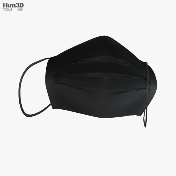 Surgical Mask 3D model - Download Medical Equipment on 3DModels.org