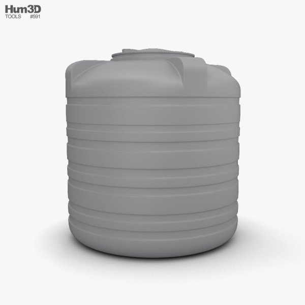 Water Tank 3D model - Download Tools on 3DModels.org