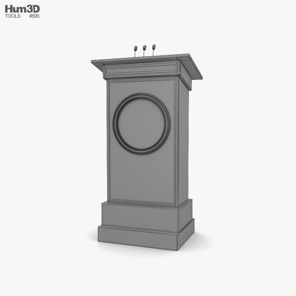 Podium 3D model - Download Office on 3DModels.org