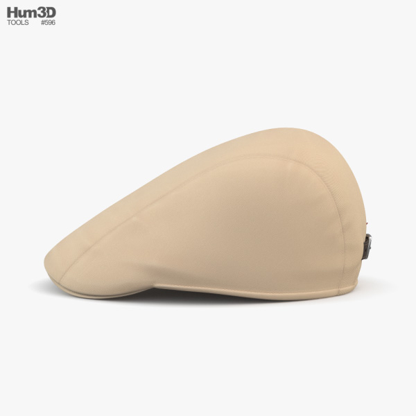 Flat Cap 3D model - Download Hats on 3DModels.org