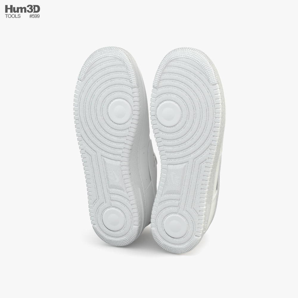 Nike Air Force 1 3D model - Download Shoes on 3DModels.org