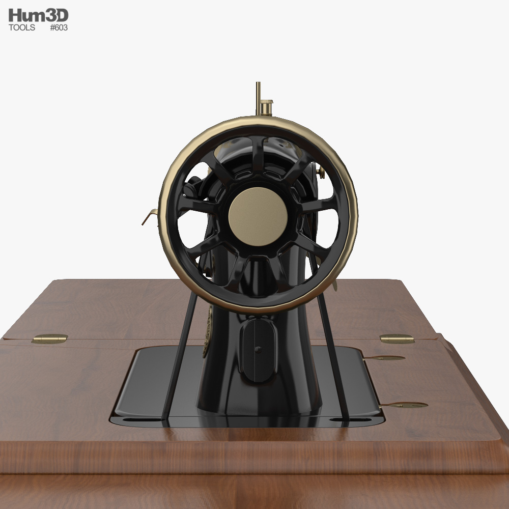 Singer Sewing Machine 3D model - Download Decoration on 3DModels.org