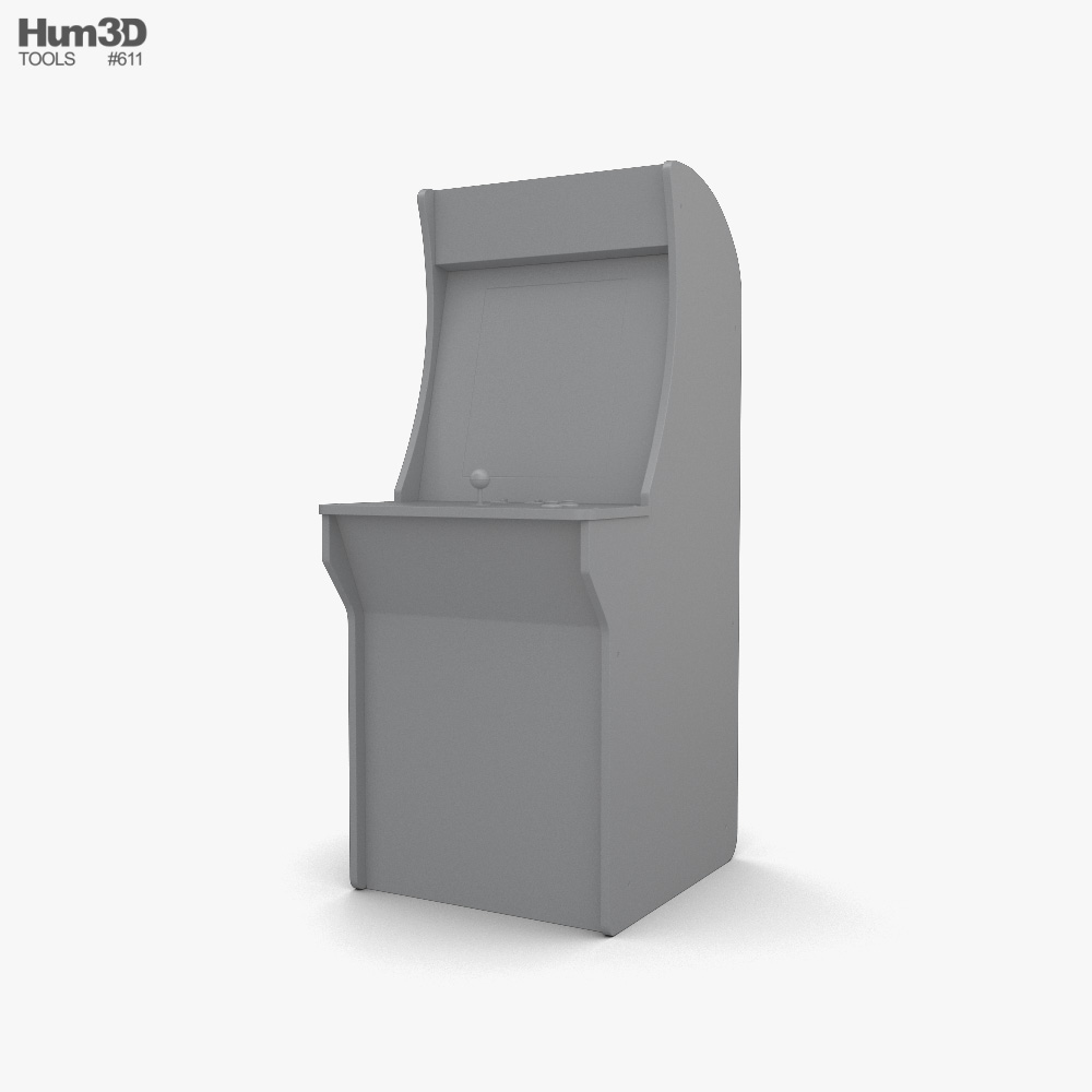 Arcade Machine 3D model - Download Game Console on 3DModels.org