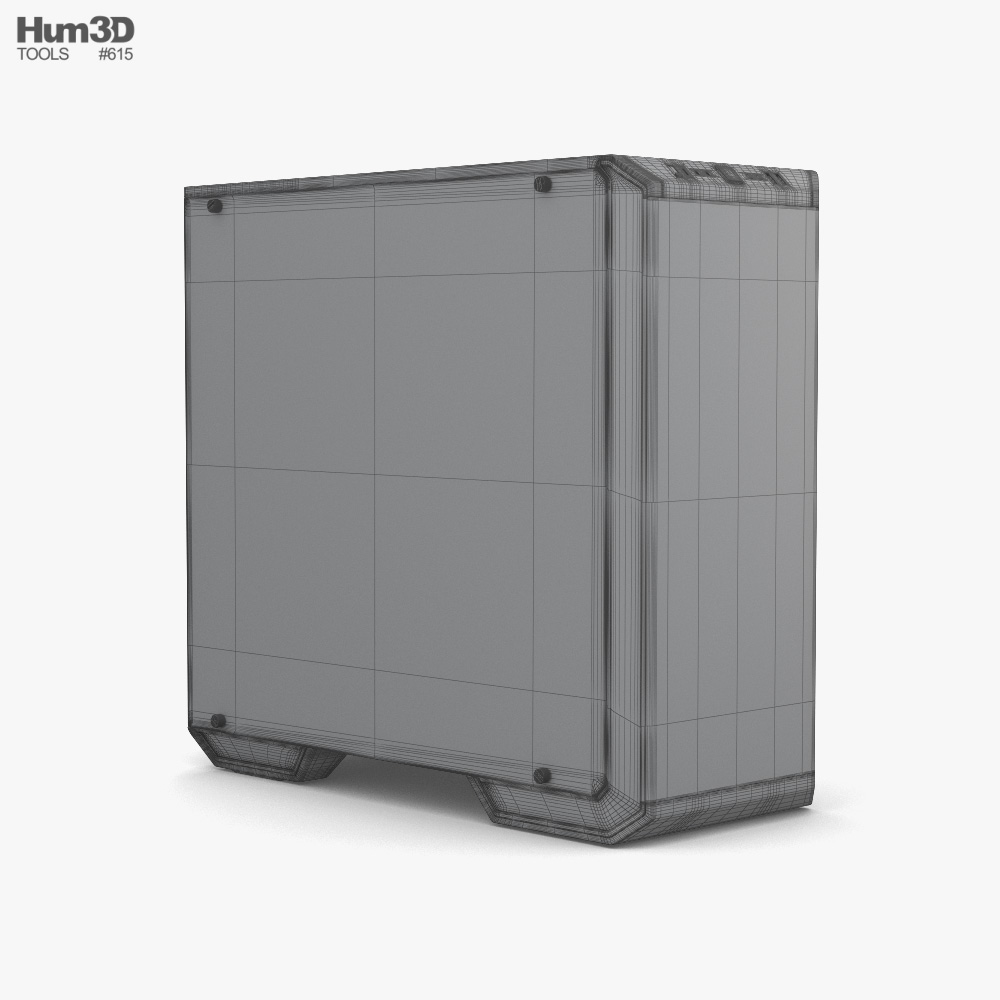 电脑机箱 3D模型 - 下载 电脑配件 开启 3DModels.org