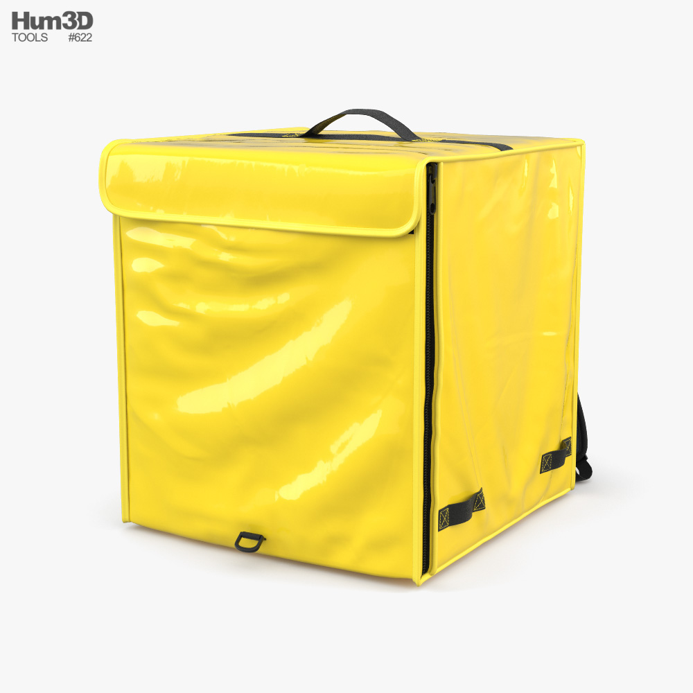 Food Delivery Bag 3D model - Download Mockup on 3DModels.org