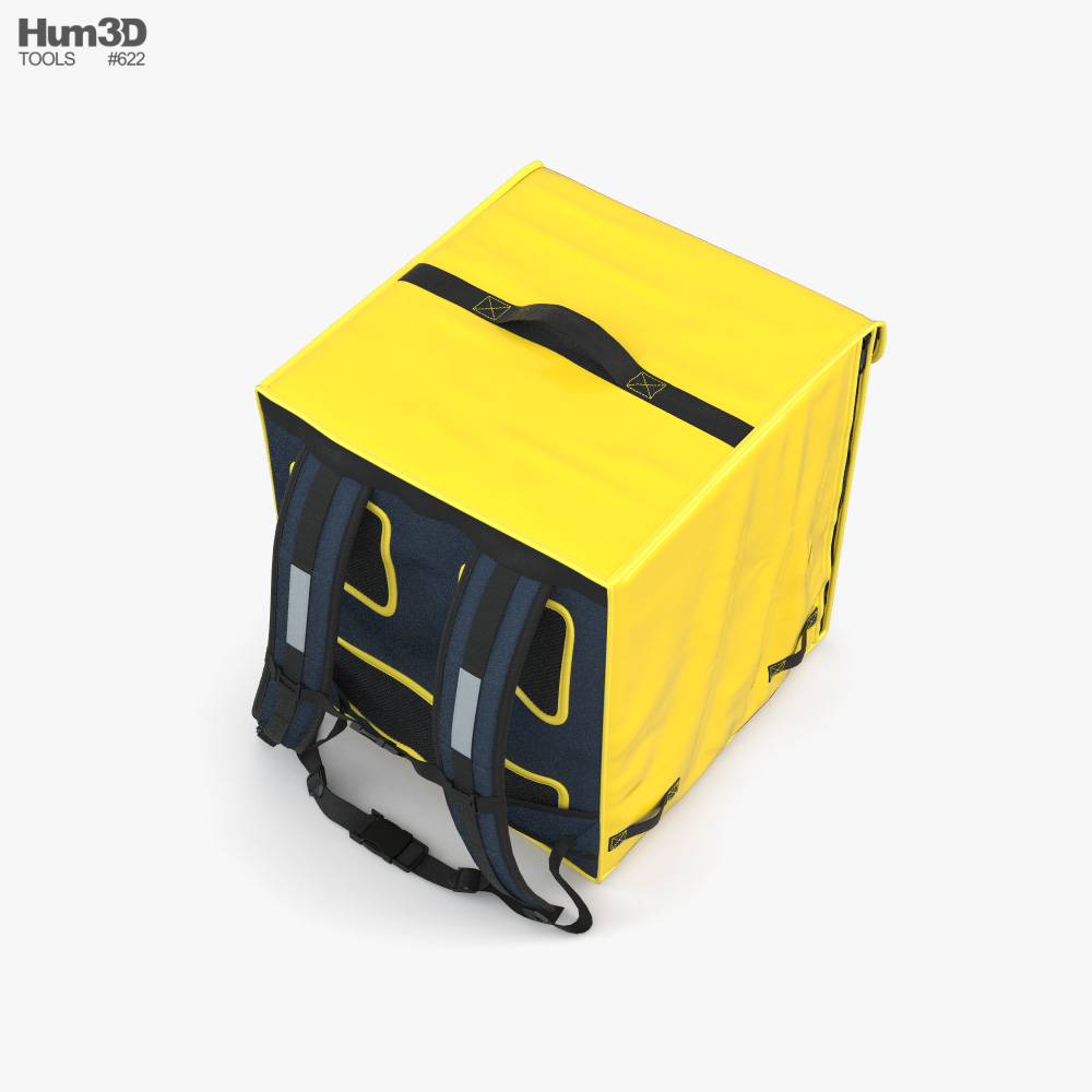Food Delivery Bag 3D model - Download Mockup on 3DModels.org