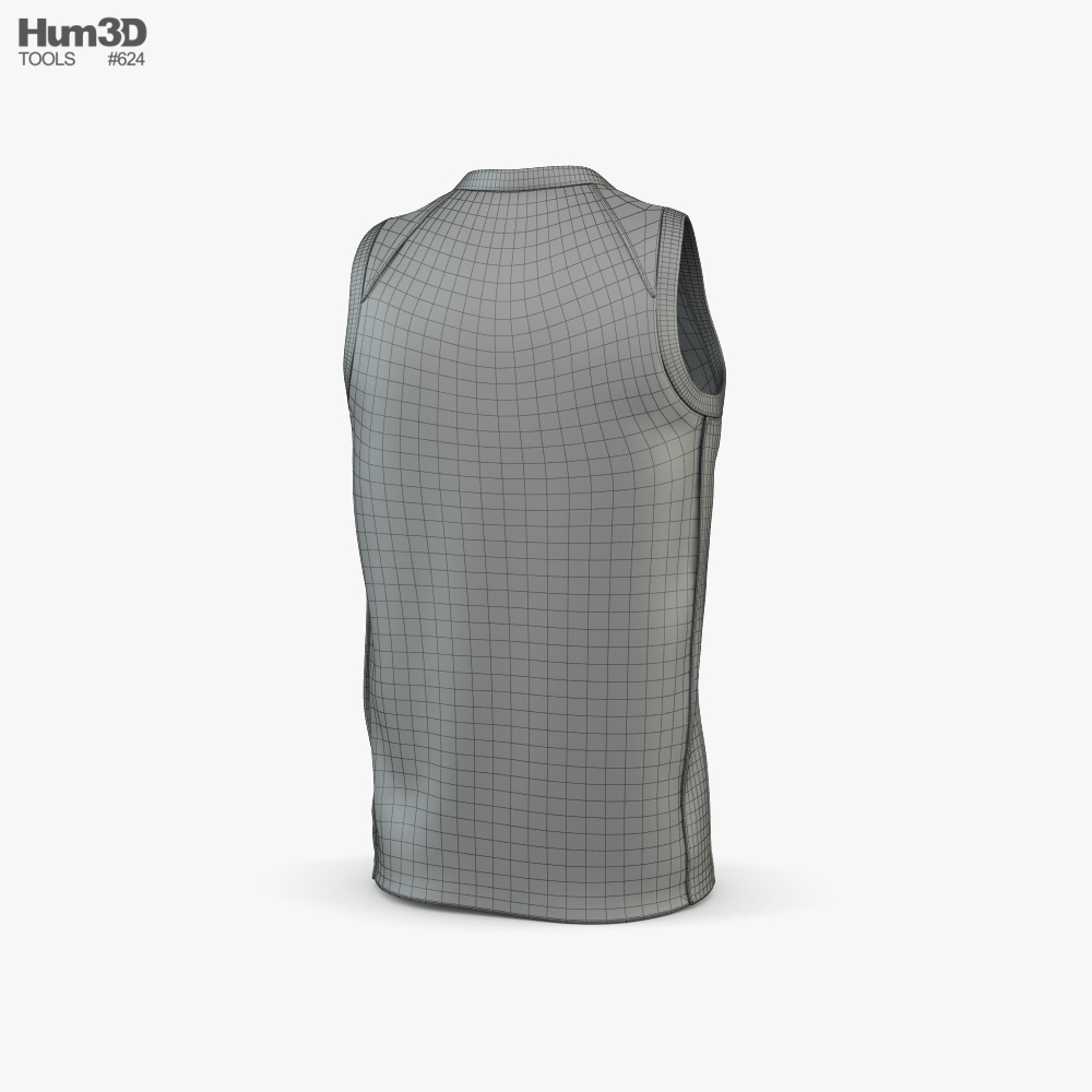 Basketball Jersey 3D model - Download Sports Equipment on 3DModels.org