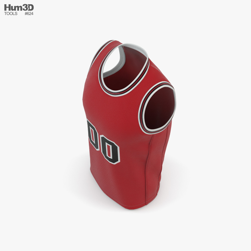Basketball Jersey 3D model - Download Sports Equipment on 3DModels.org