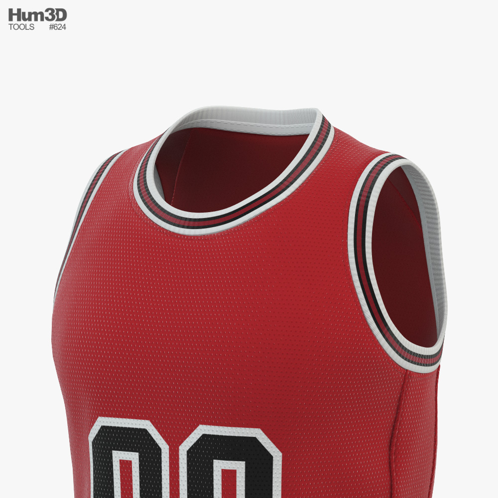 Basketball Jersey 3D model - Download Sports Equipment on 3DModels.org